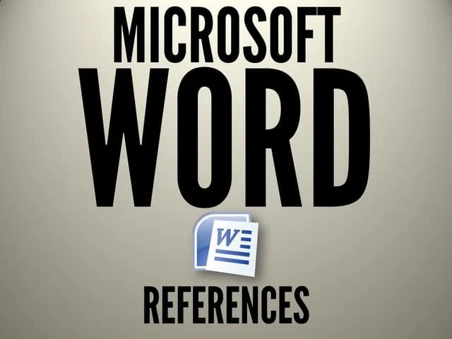 Word2007 Reference Footnote Pdf