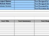 Sample Test Case Template With Test Case Examples Download