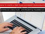 Test Plan Tutorial A Guide To Write A Software Test Plan Document From