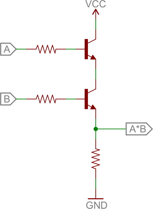 Or Gate Circuit Using Transistor - Circuit Diagram