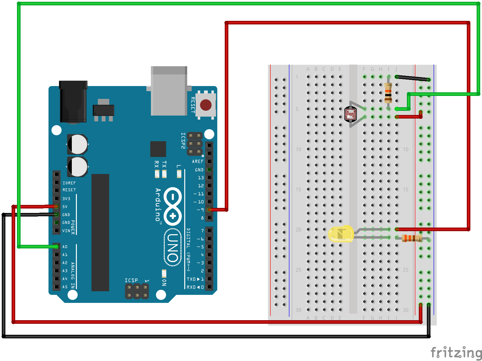 Schematic Diagram Of Photo Resistor - Circuit Diagram