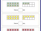 Counting Using 10 Frames Worksheet