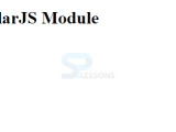 Angularjs Modules Splessons