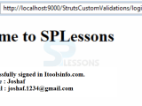 Struts 2 Validations Splessons