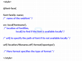 Css Font Face Splessons