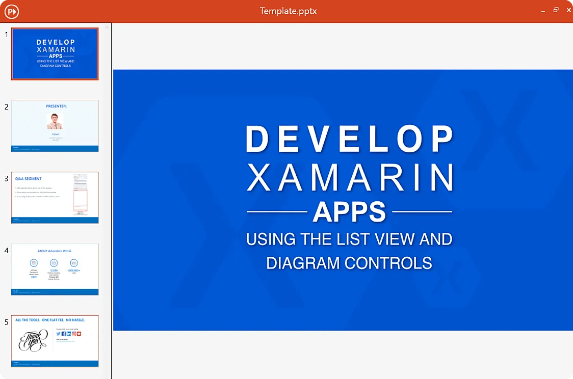 Powerpoint Viewer Interactive Wpf Showcase Apps Syncfusion