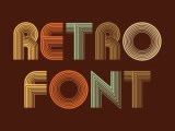 Fontark Retro Font Editable Online Text Effect Generator
