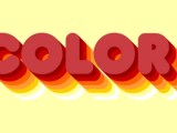 Extrude 3d With A Red And Yellow Gradient Text Effect Generator