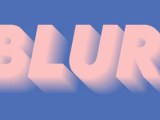 Extrude Blue And Pink Blurry 3d Text Effect Generator