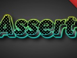 Assert Text Effect Generator