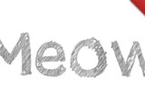 Meow Pencil Drawing Style Text Effect Generator