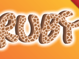 Ruby Giraffe Texture 3d Text Effect Generator
