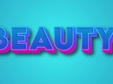 Baka Beauty Editable Modern Template Text Effect Generator