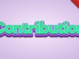 Contribution Text Effect Generator