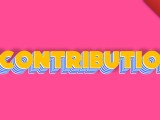 Contribution Text Effect Generator