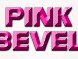 Dirt Pink Bevelled Text Effect Generator