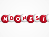 Pratica Logo With Circles In The Colors Of The Flag Of Indonesia