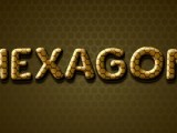 Arcade Hexagonal Style Text Effect Generator