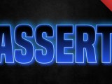 Assert Dark Blue Text Effect Generator