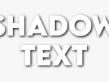 Approve With Drop Shadow Only Text Effect Generator