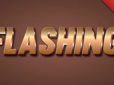 Flashing Bronze Text Effect Generator
