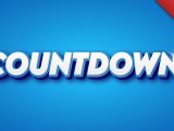 Countdown Clean 3d Text Effect Generator