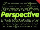 Perspective Modern Stroke Text Effect Generator