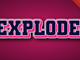 Explode Text Effect Generator Textstudio