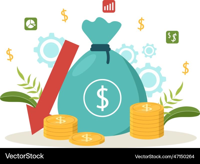 Discount Decrease Price Rate Vector Vector Price Rate Vector Png And - Premium Colorful Background - High Resolution