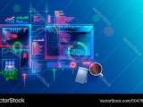 Programming Coding Computer Software Developmentt Vector Image