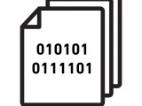 Binary Code Programming Icon Perfect For Coding Vector Image