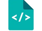Flat Design Programming File Royalty Free Vector Image