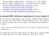 Amd Cpu Microcode Loading To Be Optimized To Per Thread On Linux