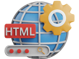 Html Css Development Programming Coding Code Computer 3d