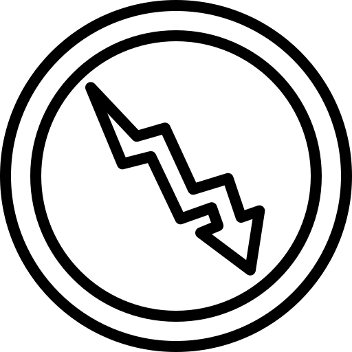 Decline Decrease Reduce Fall Down Arrow Get Less Icon Download - Ultra HD City Texture - High Resolution