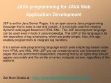 Ppt Java Programming For Java Web Application Development Powerpoint