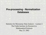 Ppt Pre Processing Normalization Databases Powerpoint Presentation