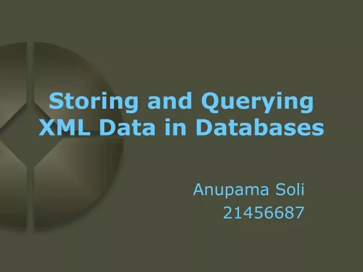 Storing And Querying Xml Data In Databases Pdf Xml Xml Schema - Premium Colorful Background Gallery - Mobile