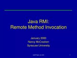 Ppt Java Rmi Remote Method Invocation Powerpoint Presentation Free