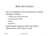 Ppt Basic Java Syntax Powerpoint Presentation Free Download Id 529720