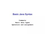 Ppt Basic Java Syntax Powerpoint Presentation Free Download Id 562752