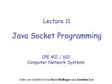 Ppt Lecture 11 Java Socket Programming Powerpoint Presentation Free