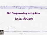 Ppt Gui Programming Using Java Layout Managers Powerpoint