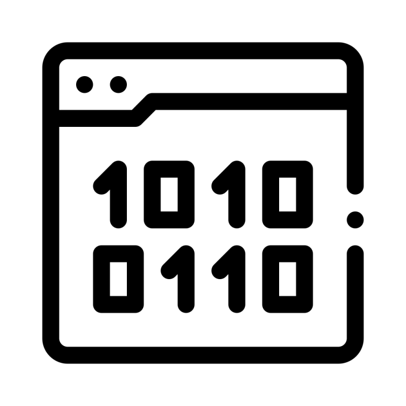 Binary Code Programming Icon Download On Iconfinder - Best Nature Photos in 8K