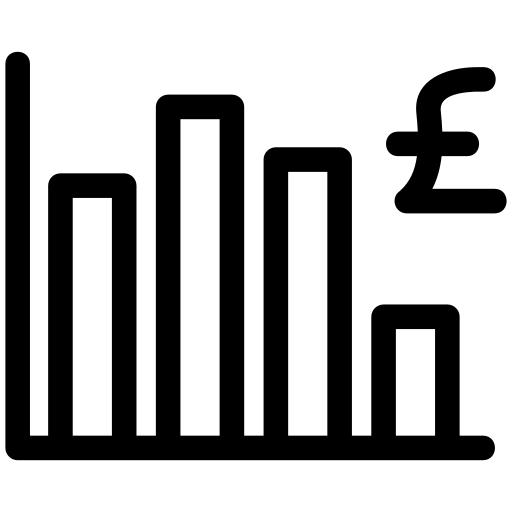 Graph Down Decrease Arrow Icon Download On Iconfinder - Minimal Designs - Ultra HD Ultra HD Collection