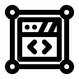 Ide Integrated Development Environment Web Framework Icon - Gradient Pattern Collection - Retina Quality