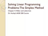 Ppt Solving Linear Programming Problems The Simplex Method