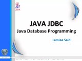 Ppt Java Jdbc Java Database Programming Powerpoint Presentation Free