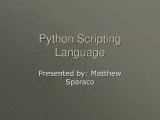 Ppt Python Scripting Language Powerpoint Presentation Free Download