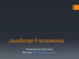 Ppt Javascript Frameworks Powerpoint Presentation Free Download Id